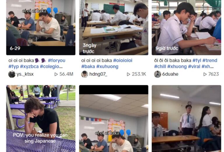 Oi oi oi baka là gì? Giải mã trào lưu hot trên TikTok